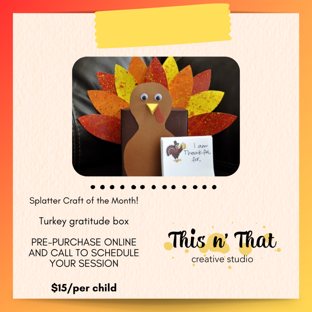 Paint Splatter Project of the Month | This 'n' That Creative Studio